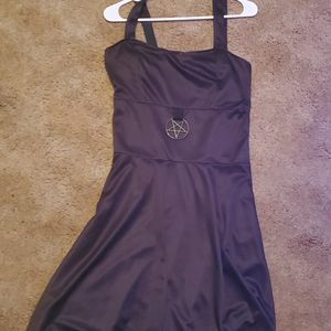 Phaze | Dresses | Goth Pentagram Dress | Poshmark